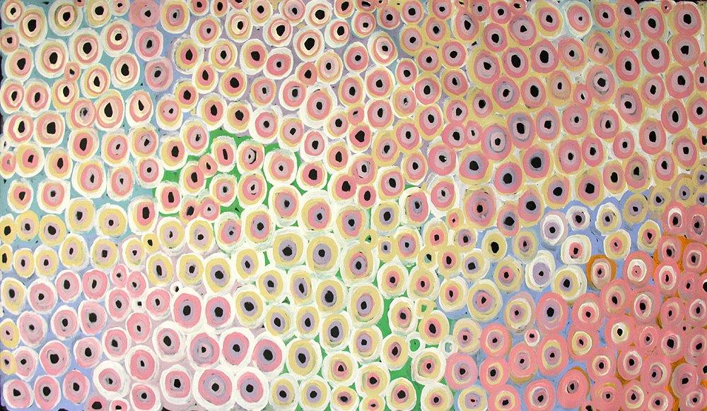 Aboriginal Paintings in Soft Pastels Specially Sourced for Clients