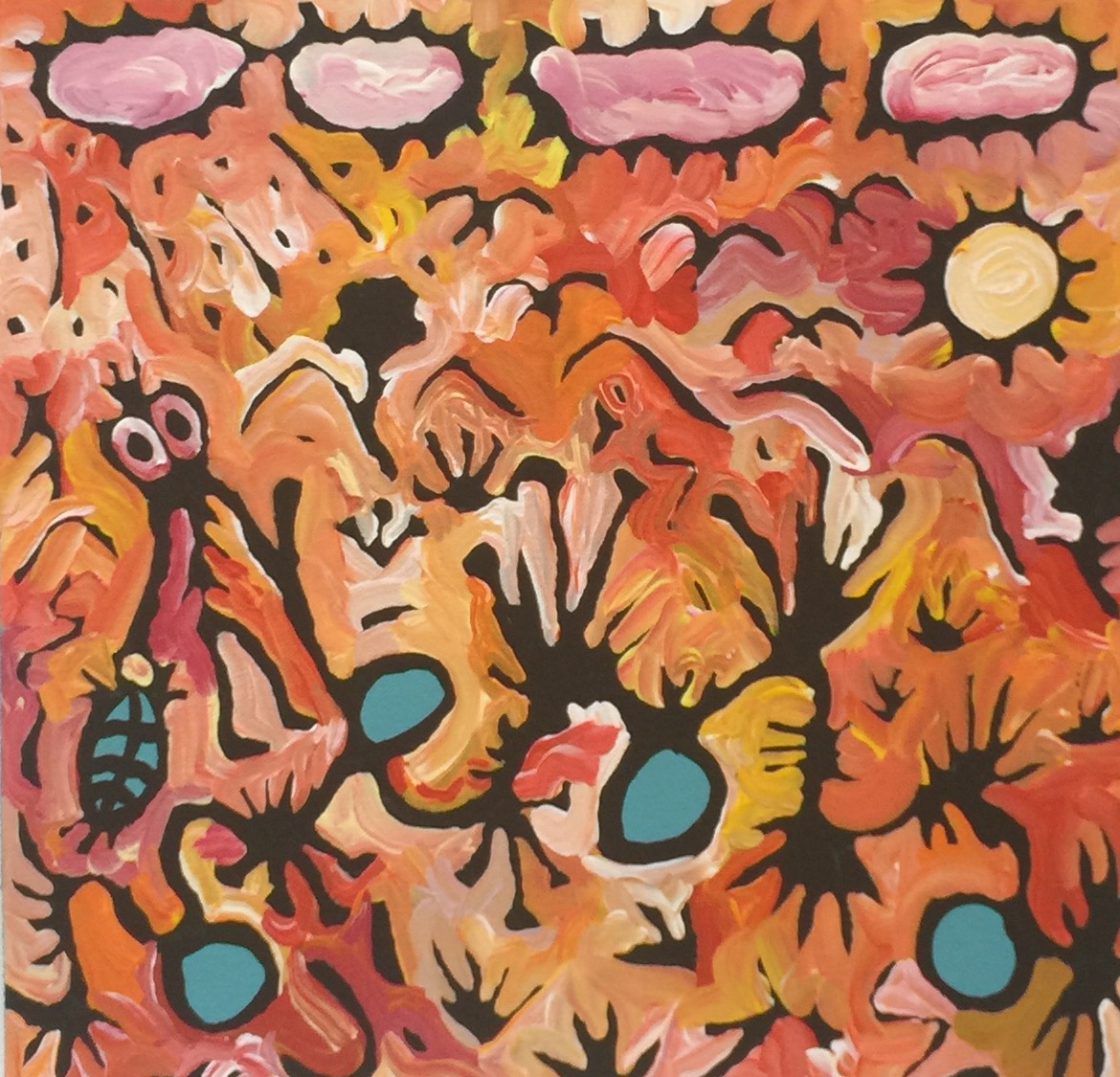 Small Paintings by Aboriginal Artist, Cedric Varcoe